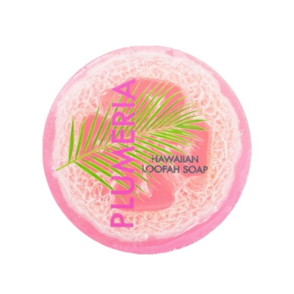 Maui Soap Co. | Bath & Body | Plumeria Natural Loofah Soap | Poshmark